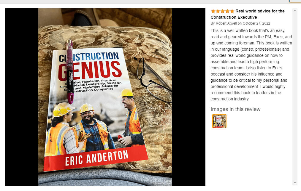Construction Genius Book | Leadership Excellence in Construction